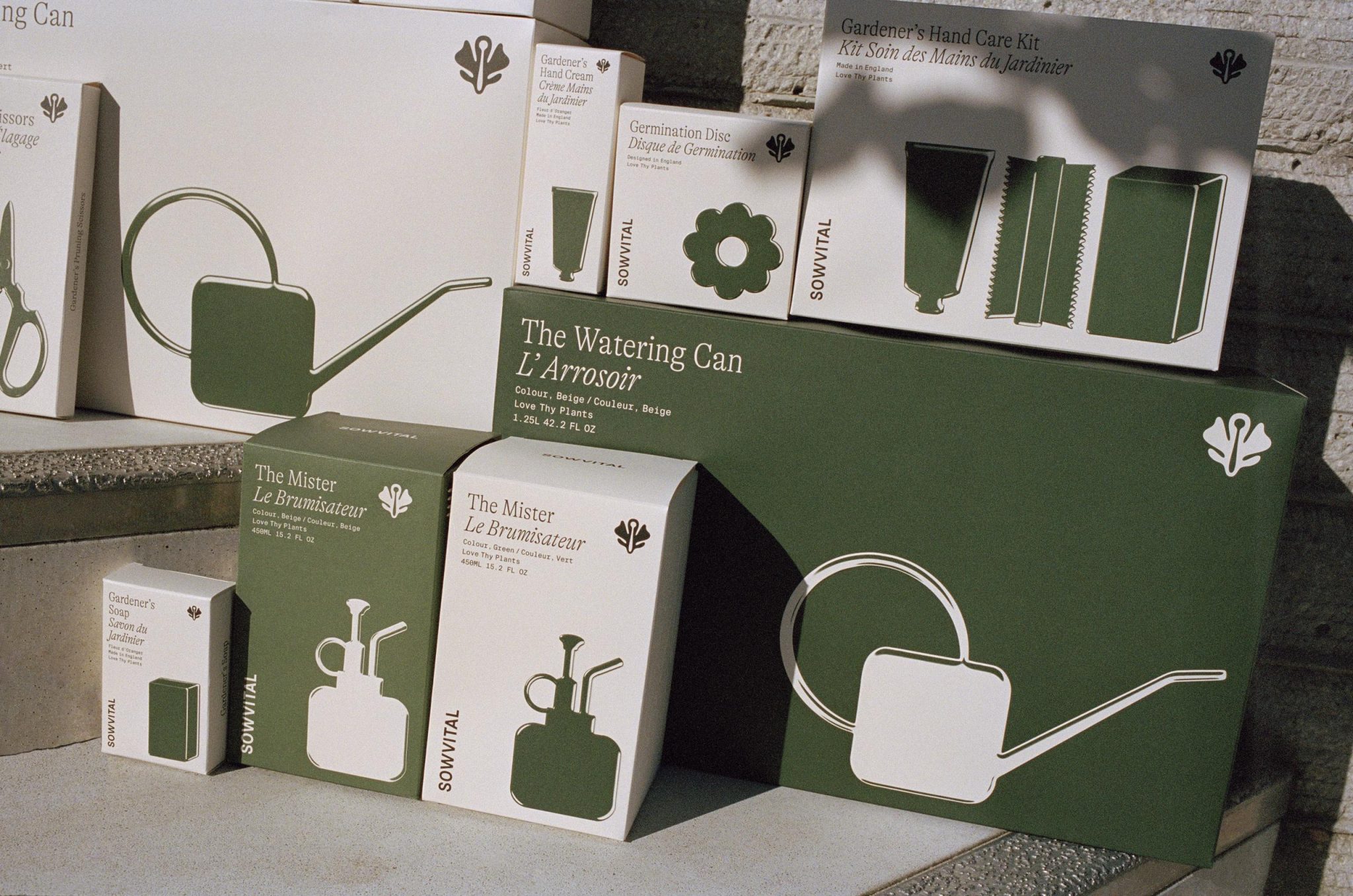 Customized premium garden gift packaging