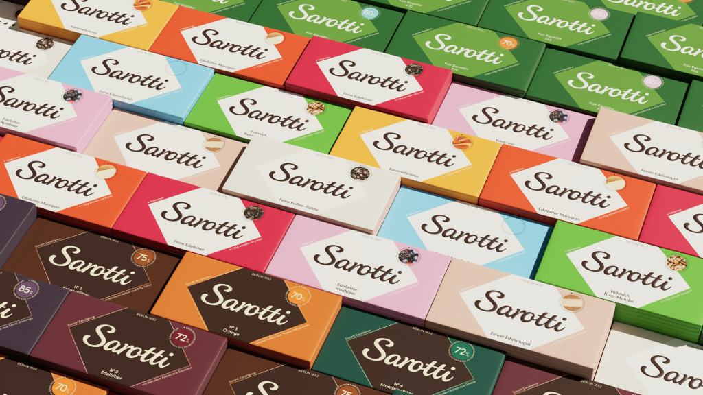 Custom Premium Sarotti Chocolate Packaging