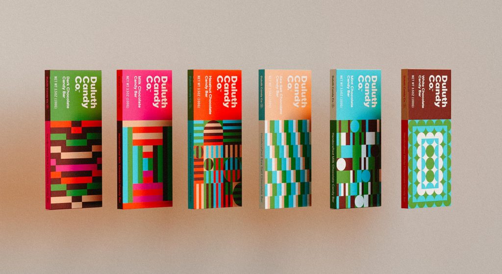 Custom Duluth Candy gift packaging