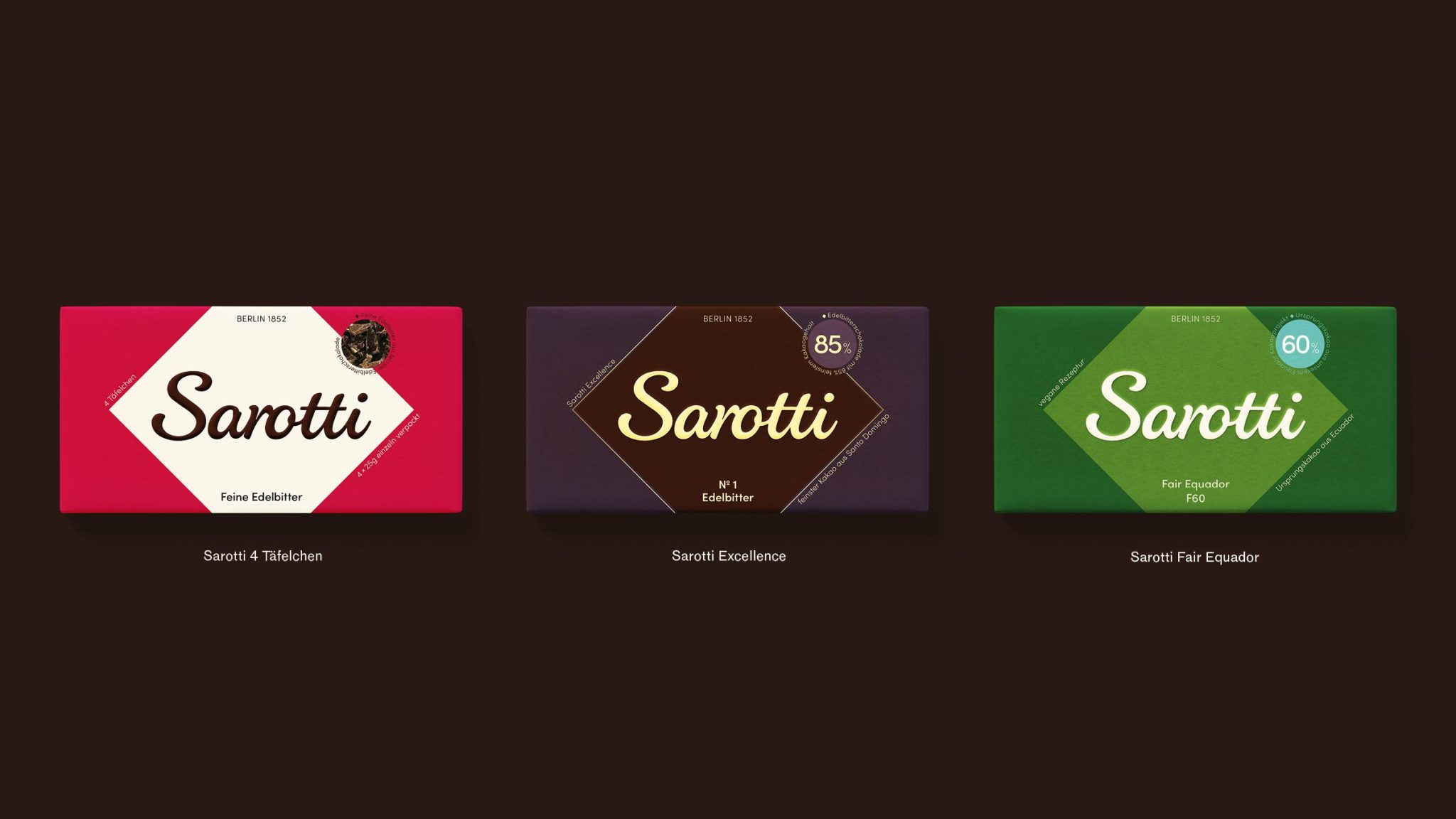 Custom Premium Sarotti Chocolate Packaging